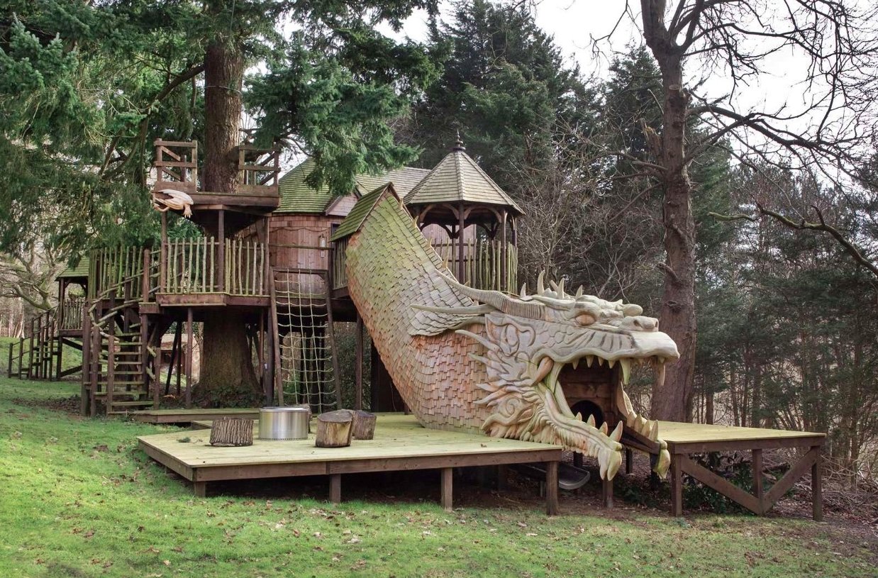 Stunning mansion with own tree house and DRAGON SLIDE goes on sale for ...
