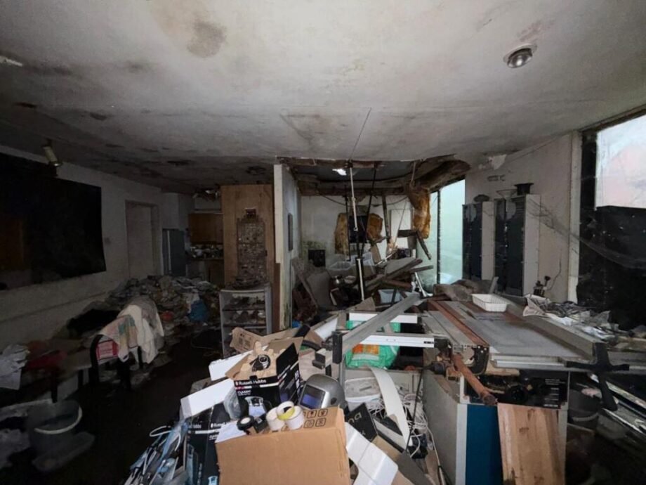 Three-bed house not visible due to overgrown garden with car hidden in ...